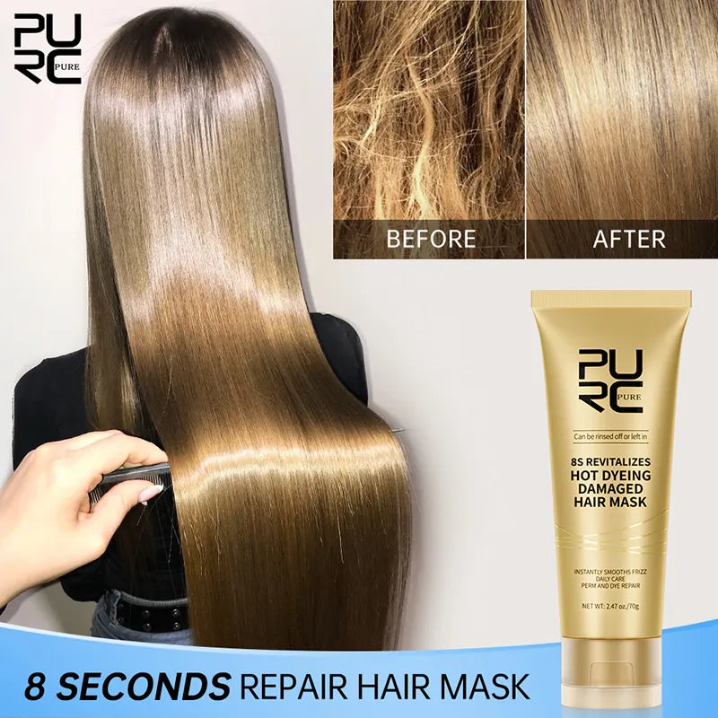 PURC 8 Seconds Hair Mask Professional Keratin Treatment Cream Smoothin Lareen s Accessory